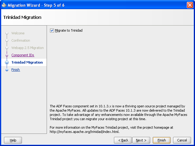 ADF 10g migration : Migrate to Trinidad checkbox - Oracle Forums ADF 10g migration : Migrate to Trinidad checkbox - Oracle Forums